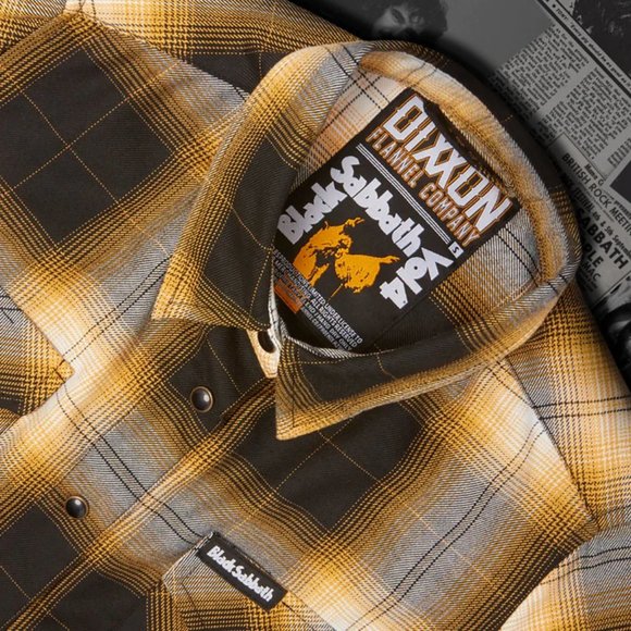 DIXXON | Tops | Dixxon X Black Sabbath Vol 4 Collab Womens Flannel ...